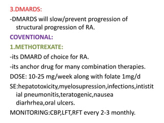 Rheumatoid arthritis | PPTX