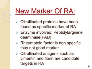 Rheumatoid arthritis | PPTX