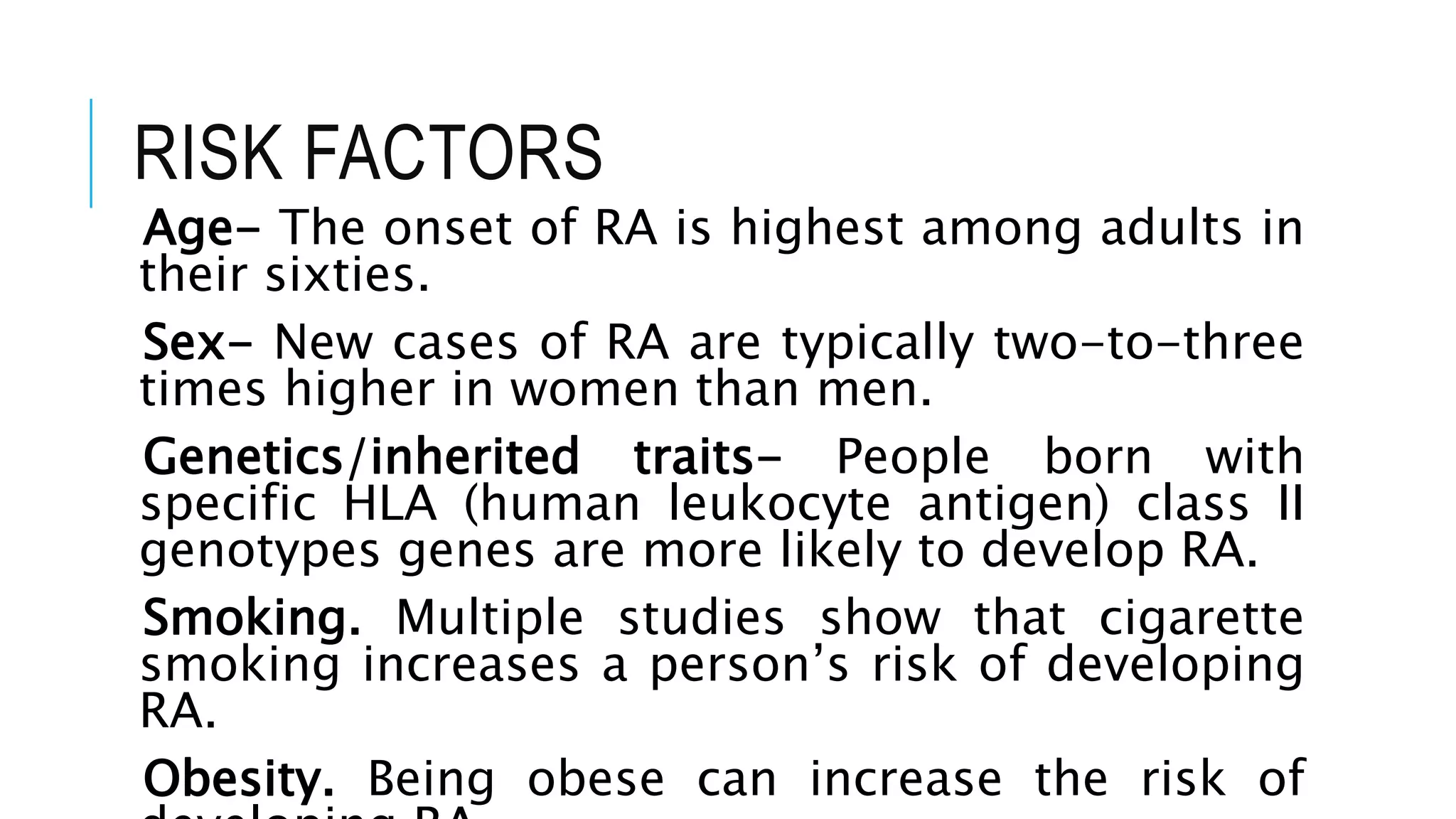 Rheumatoid arthritis | PPTX
