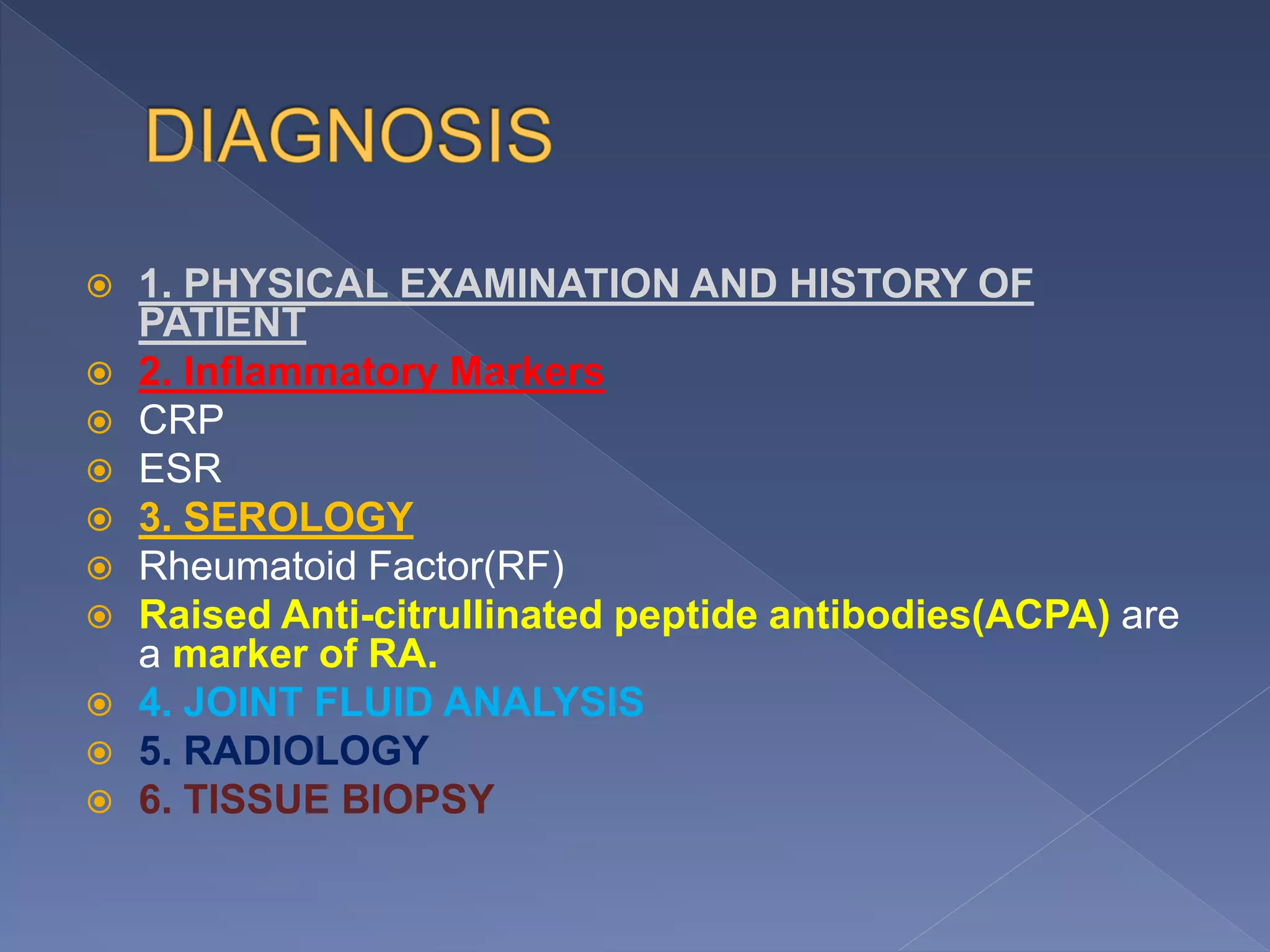 Rheumatoid arthritis | PPTX