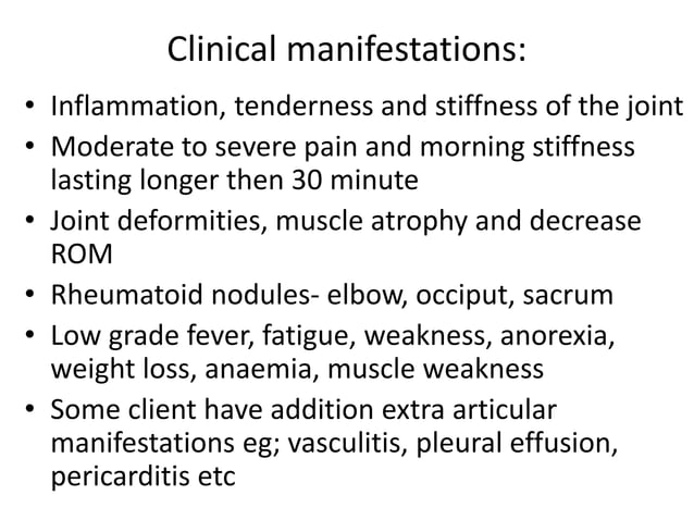 Rheumatoid arthritis | PPT
