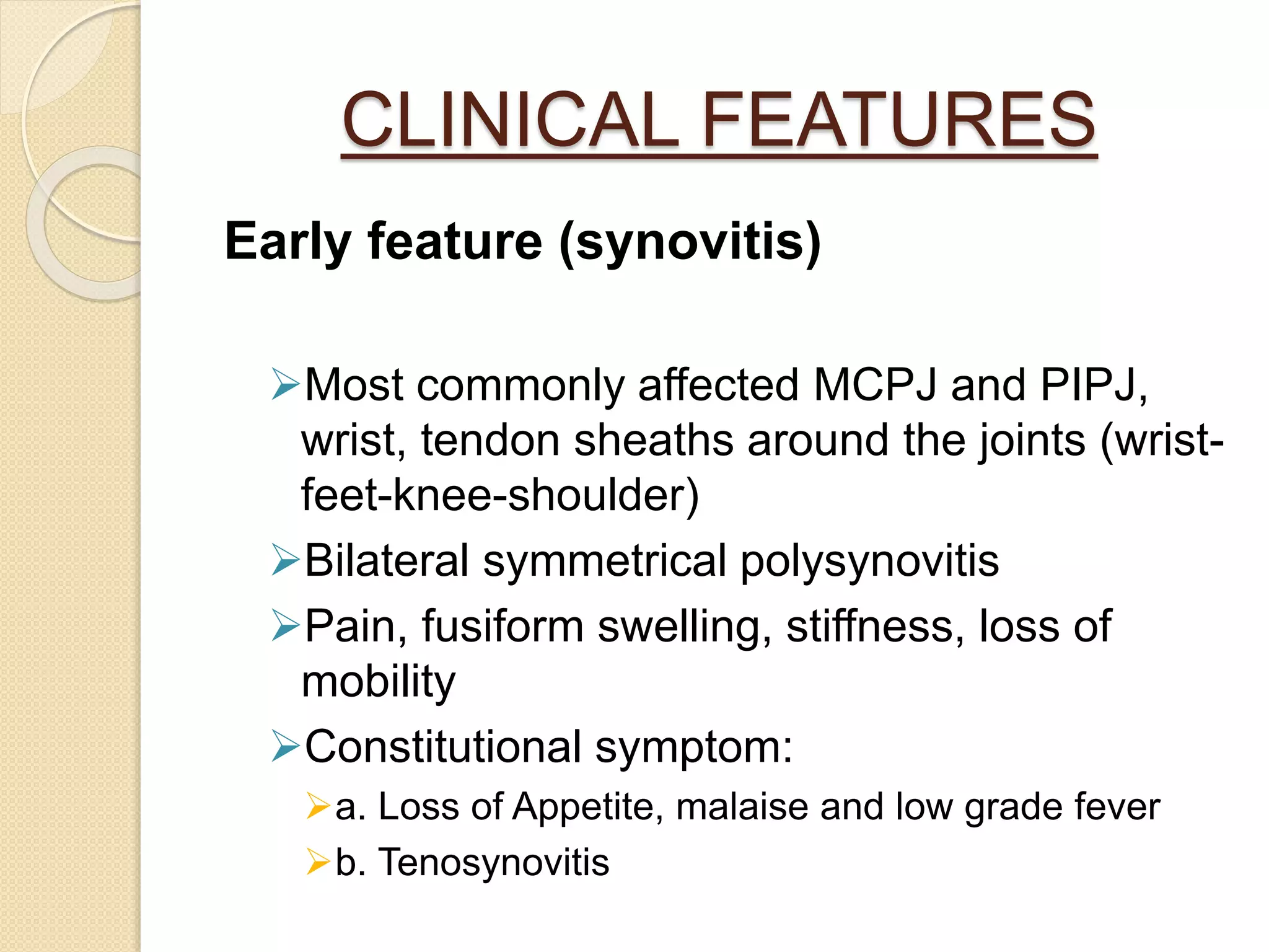 RHEUMATOID ARTHRITIS | PPTX
