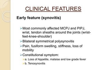 RHEUMATOID ARTHRITIS | PPTX