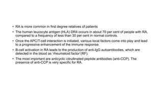 Rheumatoid arthritis.pptx | Bone and Joint Conditions | Diseases and ...