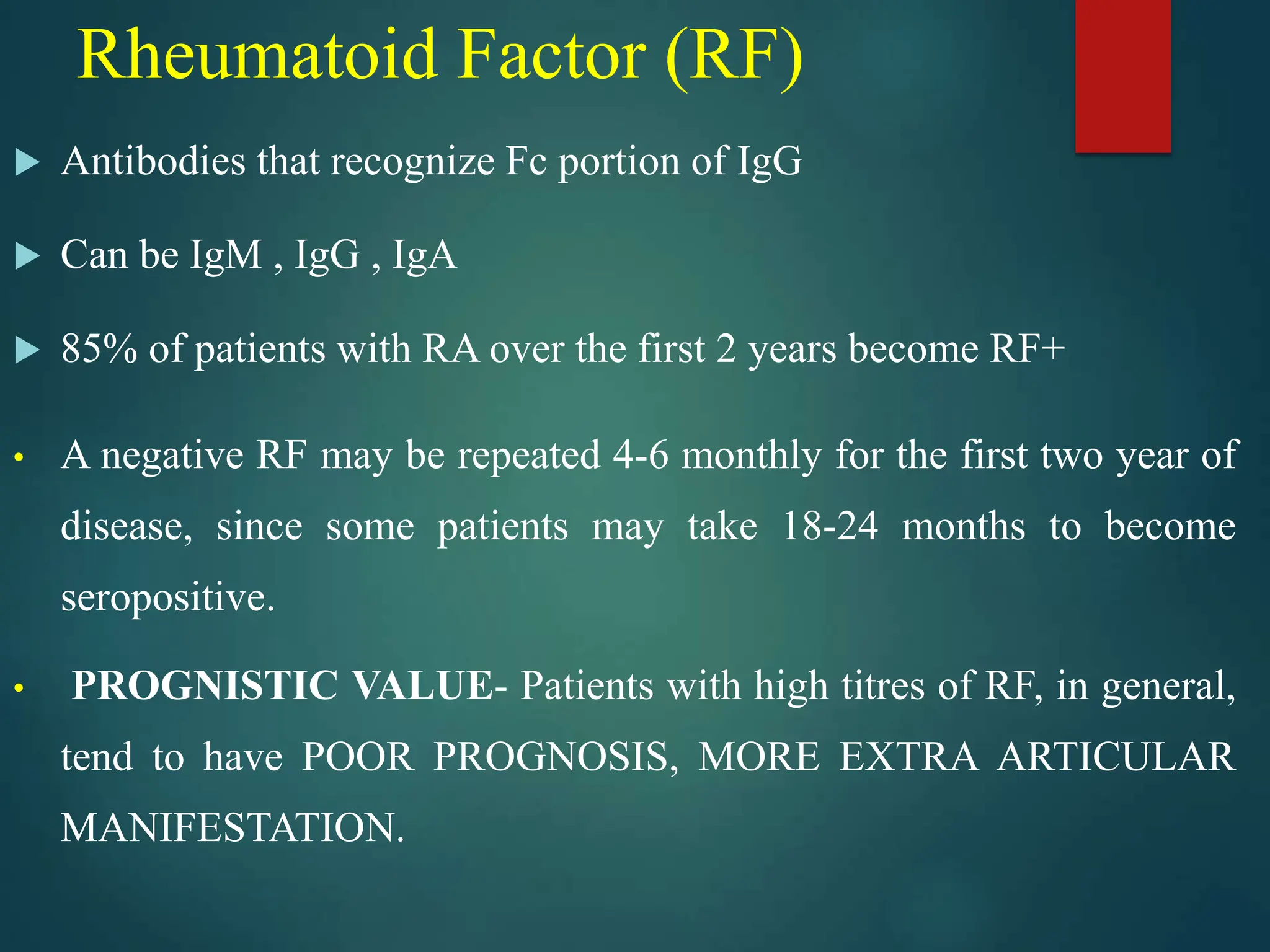 Rheumatoid Arthritis for Medical and Pharmacy Students | PPT