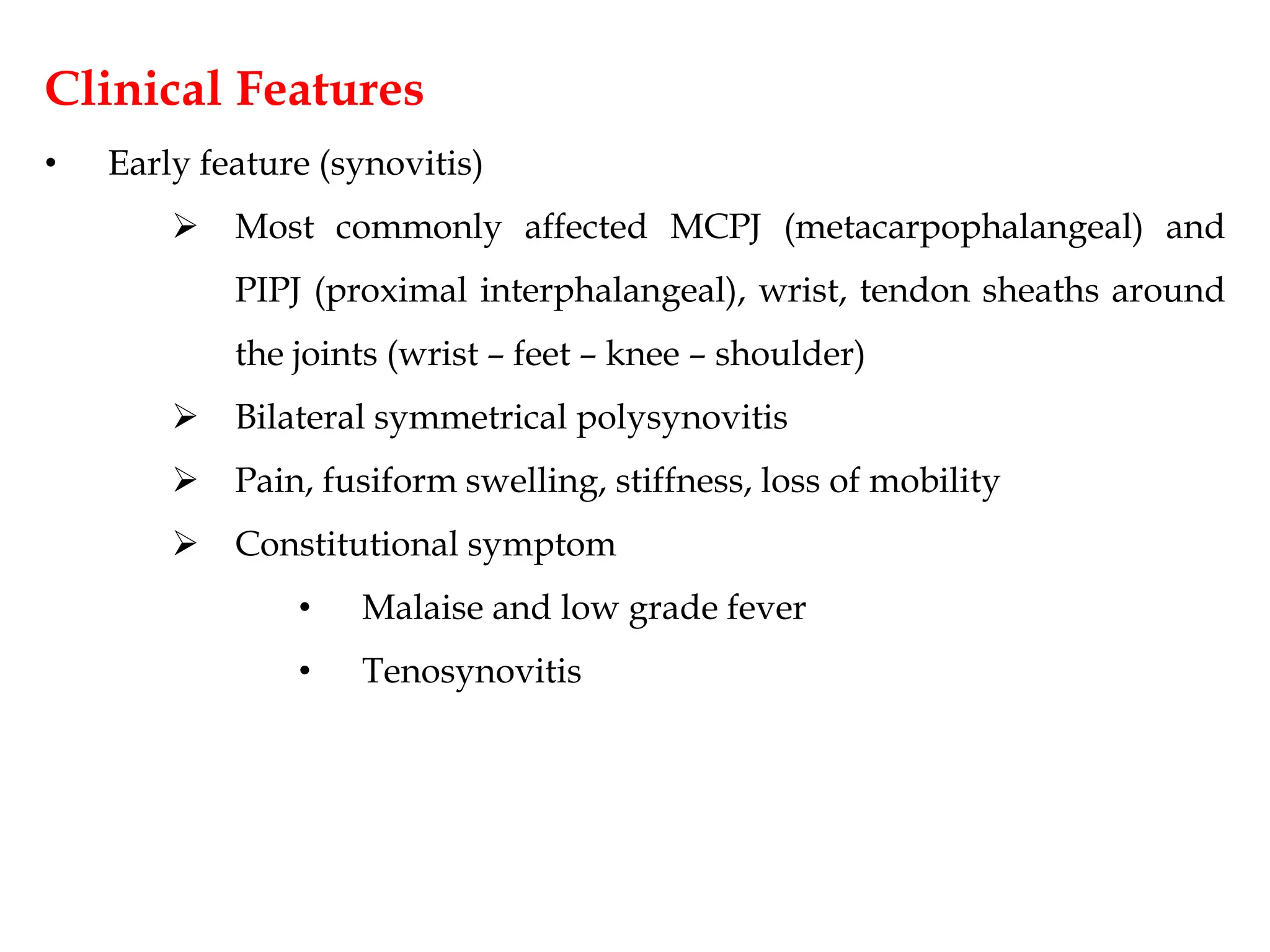 Clinical Pharmacotherapy of Rheumatoid Arthritis | PPTX
