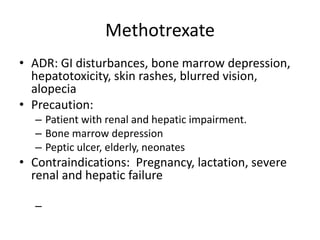 pharmcotherapeutic RHEUMATOID ARTHRITIS.pptx