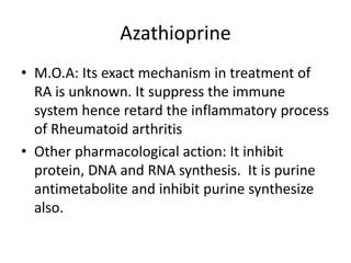 pharmcotherapeutic RHEUMATOID ARTHRITIS.pptx