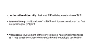 Rheumatoid Arthritis......................pptx | Free Download