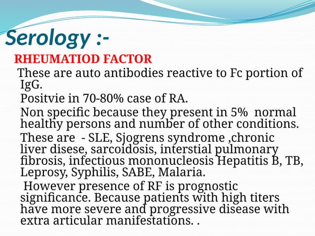 rheumatoid arthritis definition , diagnosis , management | PPTX