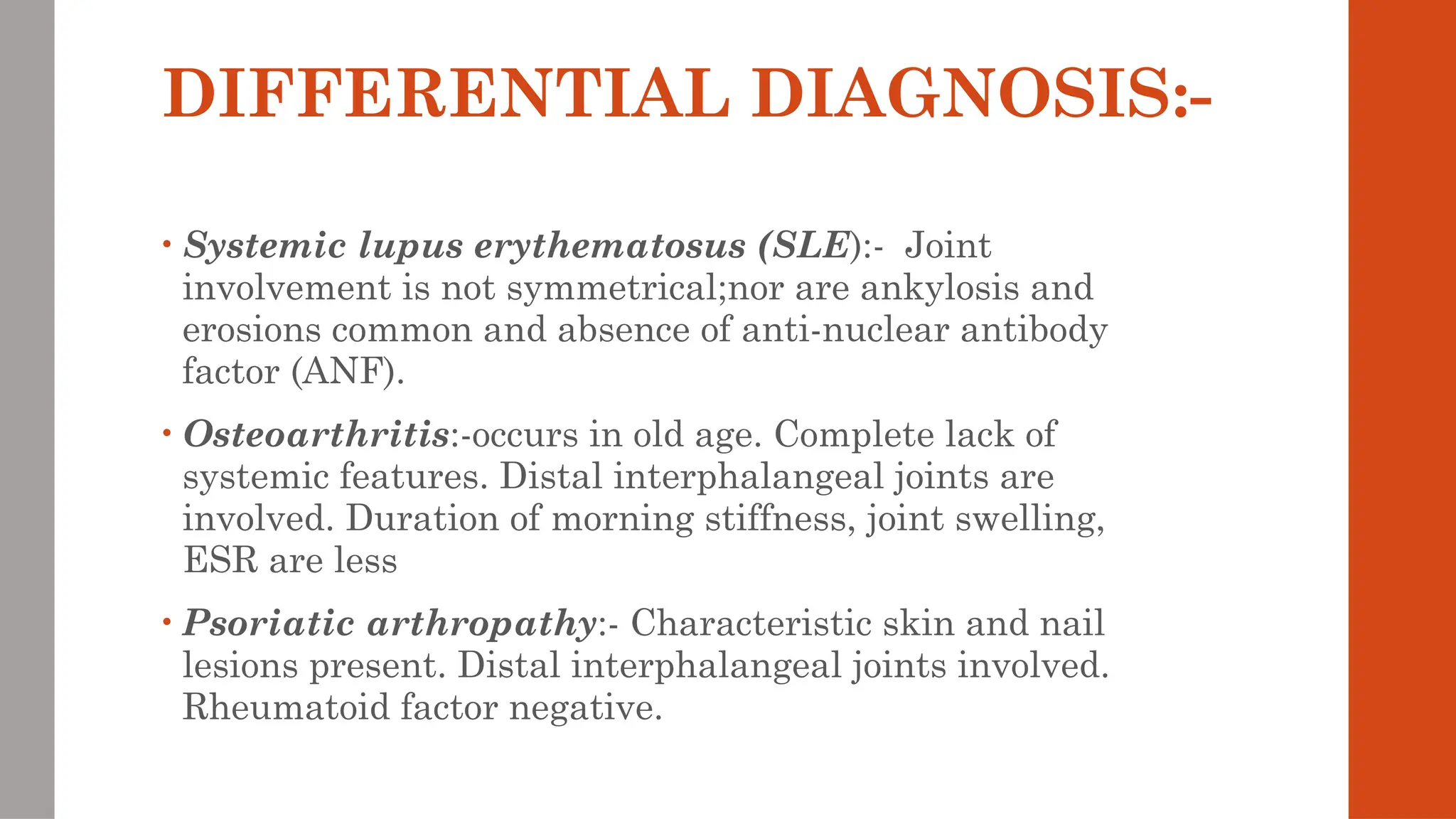 RHEUMATOID ARTHRITIS for reference pptx | PPTX