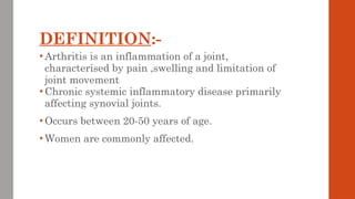 RHEUMATOID ARTHRITIS for reference pptx | PPTX