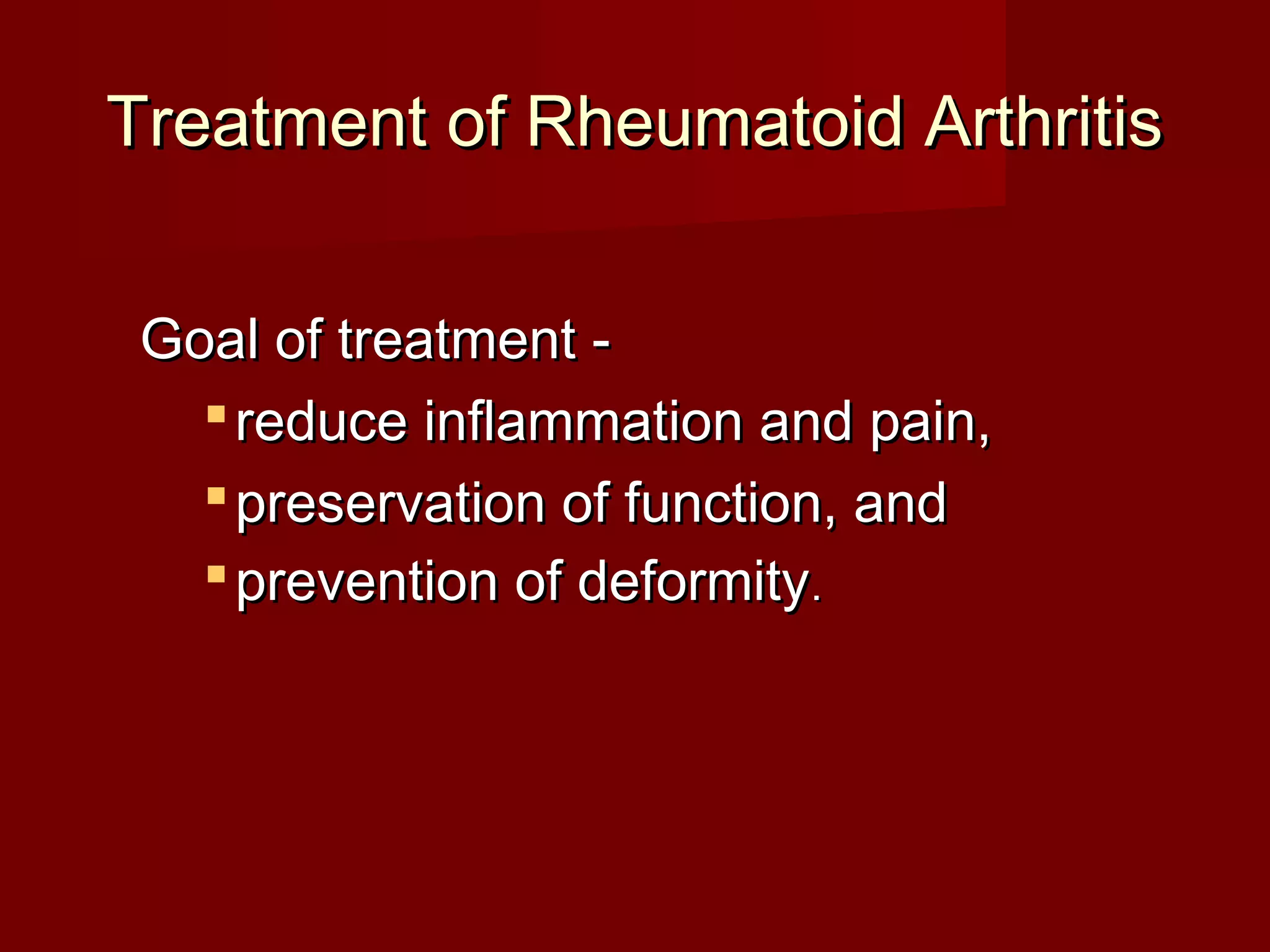 Rheumatoid arthritis11 copy | PPT