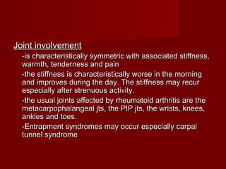 Rheumatoid arthritis11 copy | PPT