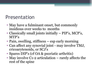 Rheumatoid arthritis 2 | PPT