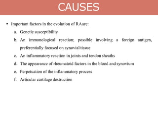 Rheumatoid Arthritis (2).pptx an approach to management | PPT