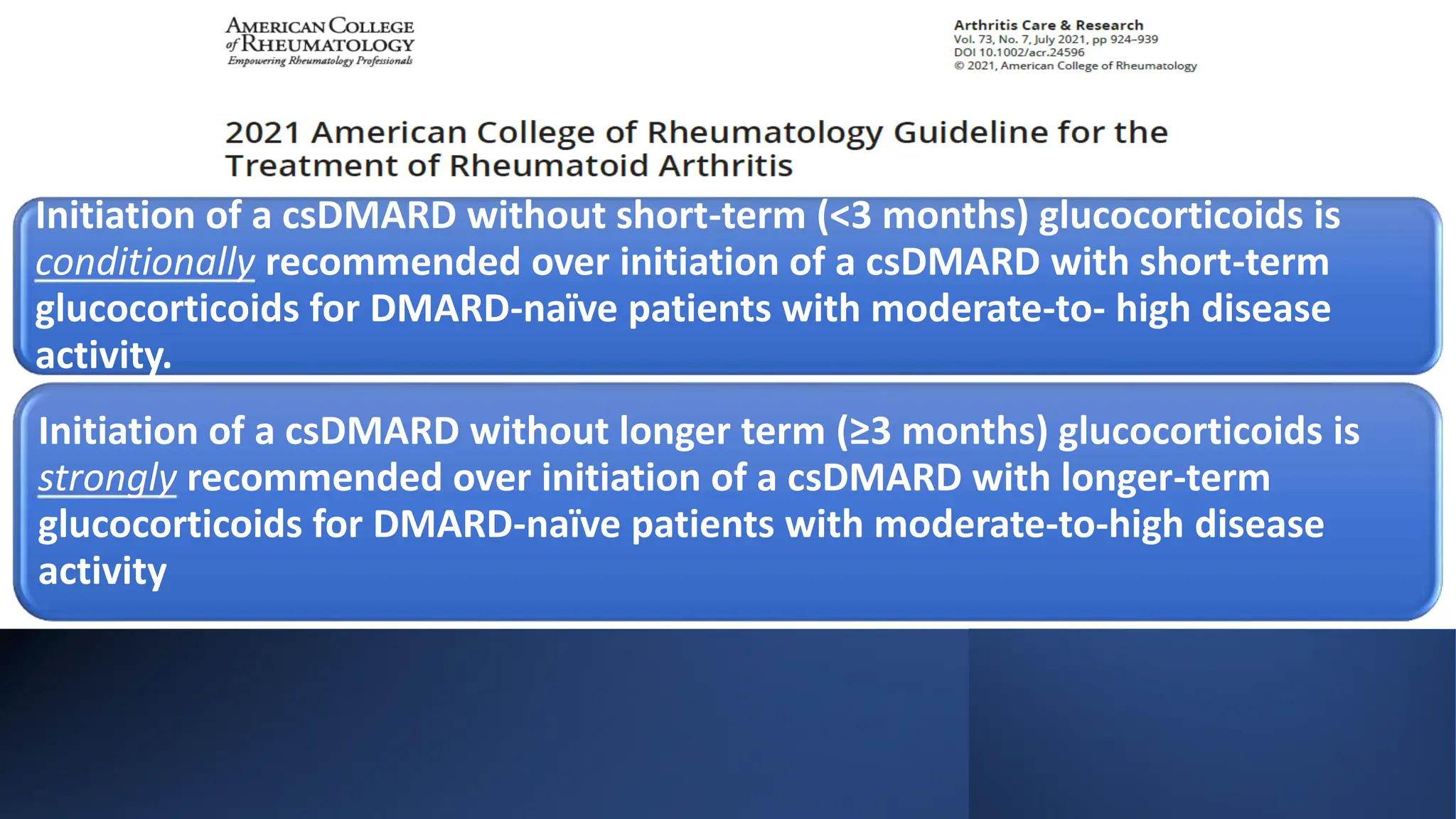 Rheumatoid arthritis Part 1, case based approach with application of ...