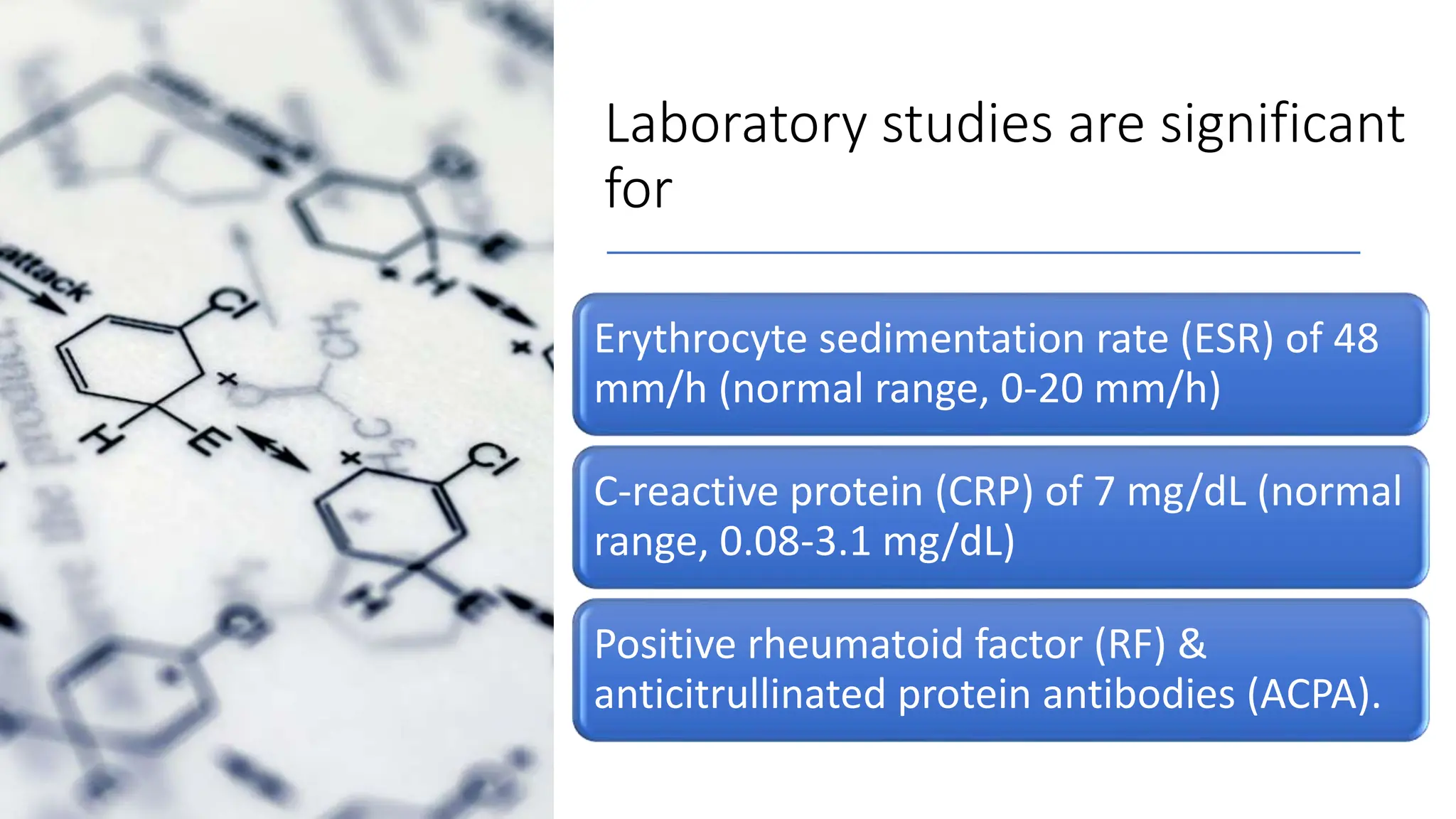 Rheumatoid arthritis Part 1, case based approach with application of ...
