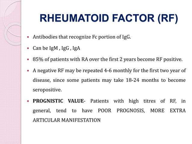 Rheumatoid arthritis and management | PPTX