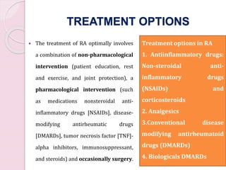Rheumatoid Arthritis Treatment Options