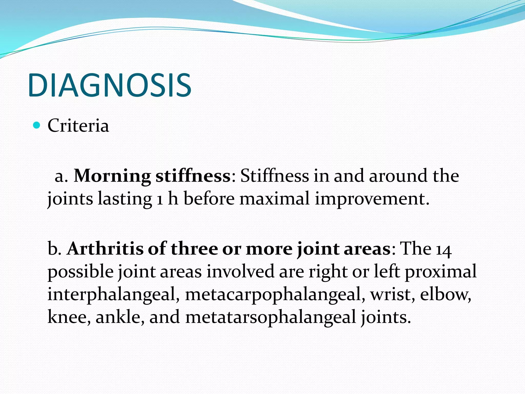 Rheumatoid arthritis and osteoarthritis | PPTX