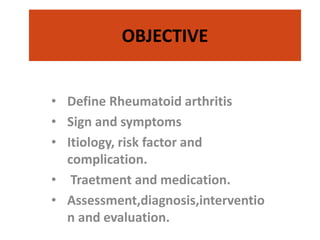 Rheumatoid arthritis, Educational Platform.pptx