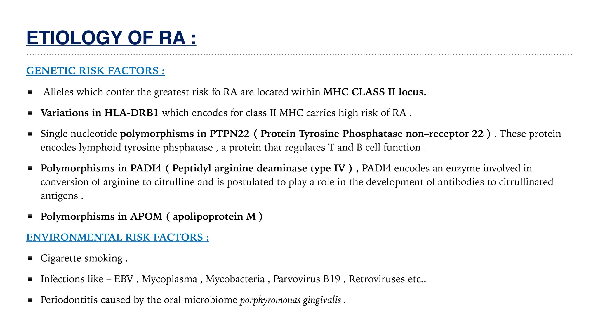Rheumatoid arthritis ppt ( Ref : Harrisons principles of Internal ...