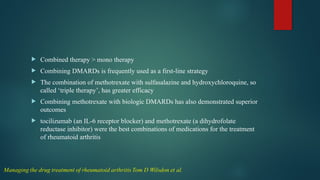 RHEUMATOID ARTHRITIS SURGICAL MANAGAMENT | PPTX