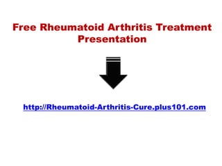 Rheumatoid Arthritis Management | PPTX