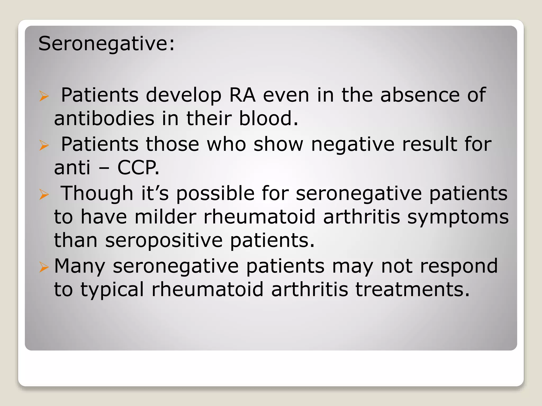 Rheumatoid arthritis ppt | PPTX