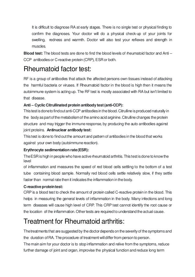 Rheumatoid Arthritis | PPTX