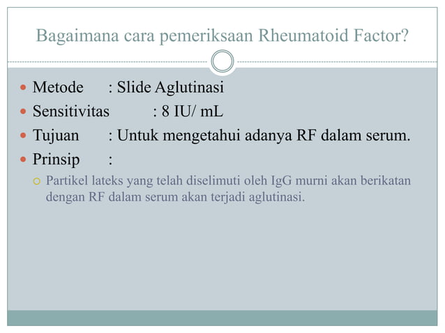 Rheumatoid factor | PPTX