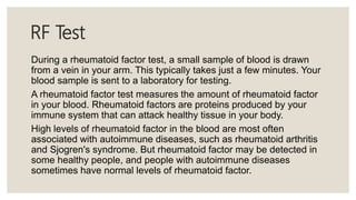 Rheumatoid factor and anti-ccp | PPTX