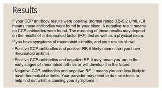 Rheumatoid factor and anti-ccp | PPTX