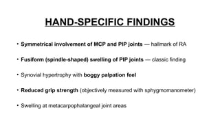 Rheumatoid Arthritis of Hand and wrist.pptx