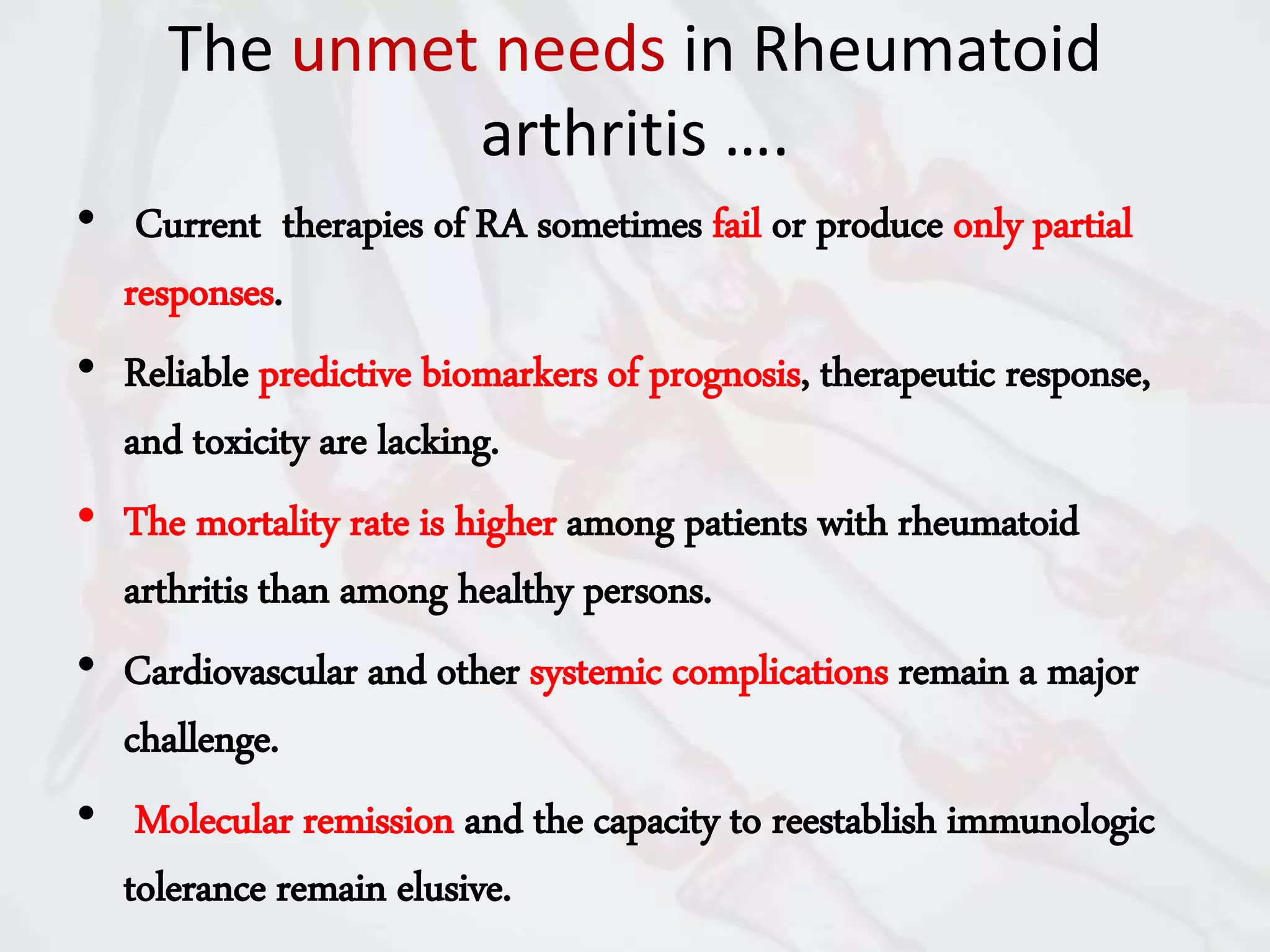 Rheumatoid arthritis pathogenesis | PPTX