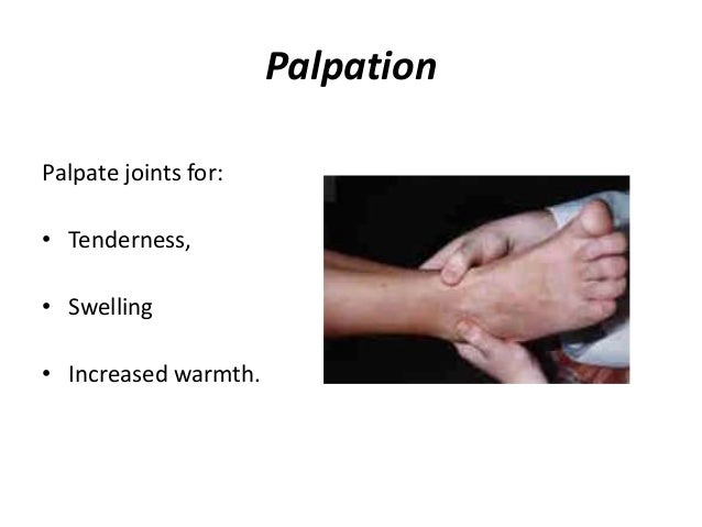 Rheumatological examination