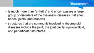 Rheumatologic diseases | PPT