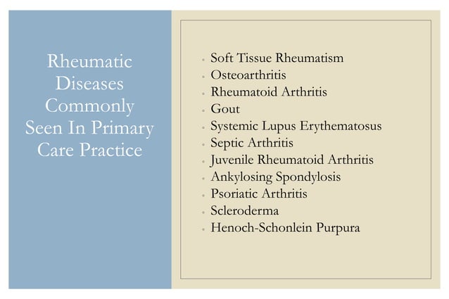 Rheumatology Made It Simple.pptx | Physical Therapy | Wellness
