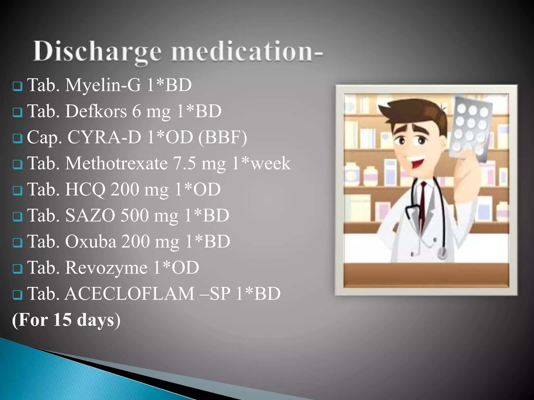 Case Presentation on Rheumatoid athrities | PPTX