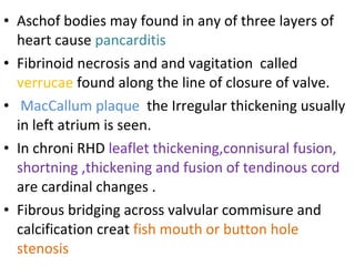 Rheumatic heart disease | PPT