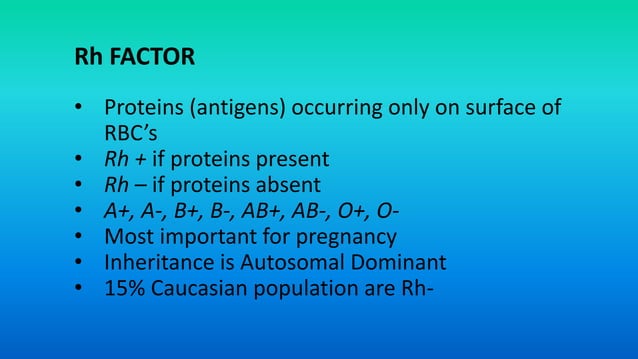 Rh incompatibility | PPTX