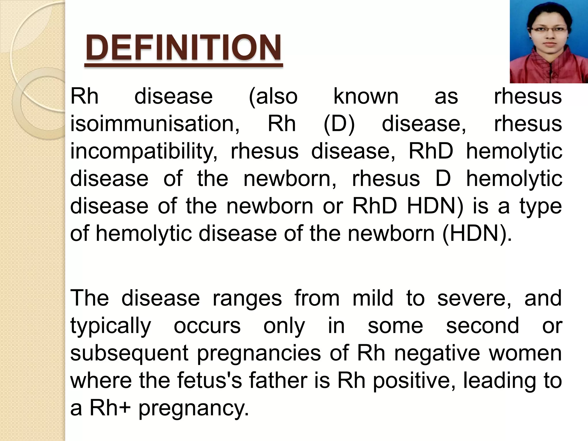 Rh Incompatibility I Hemolytic Disease of the Newborn | PDF
