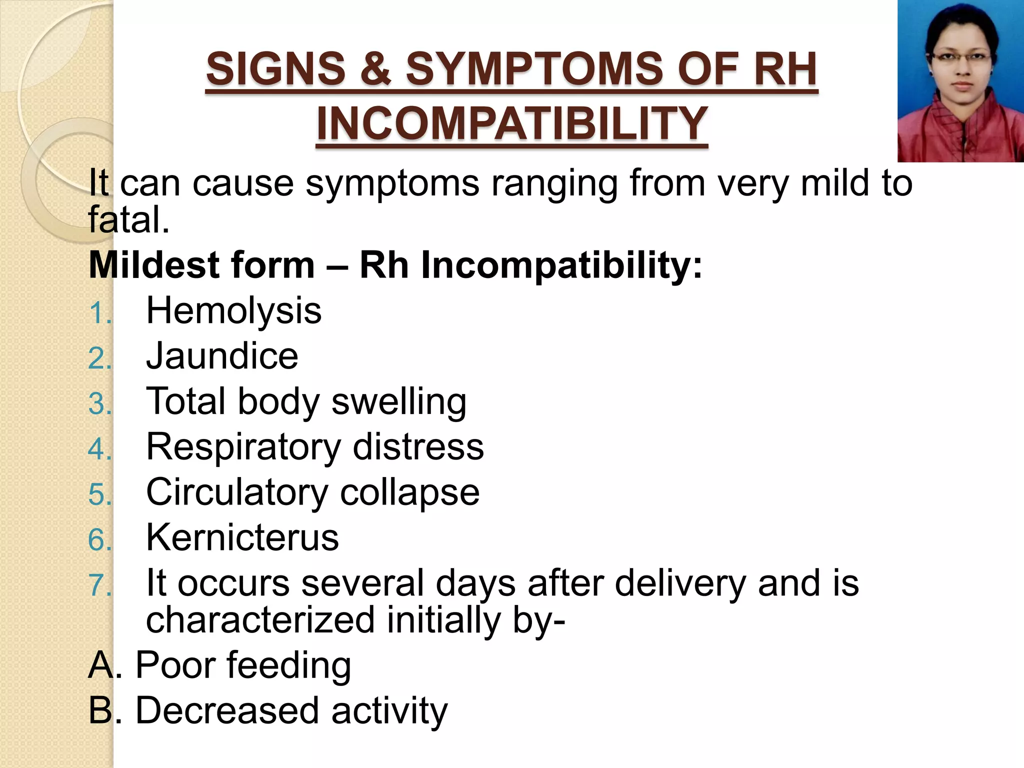 Rh Incompatibility I Hemolytic Disease of the Newborn | PDF