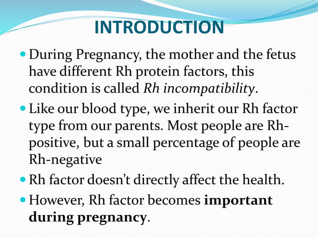 Rh incompatibility | PPTX | Pregnancy | Reproductive Health