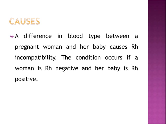 Rh incompatibility | PPTX