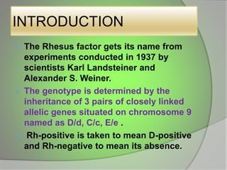 Rh incompatibility | PPTX