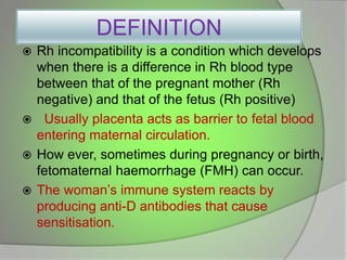 Rh incompatibility | PPTX