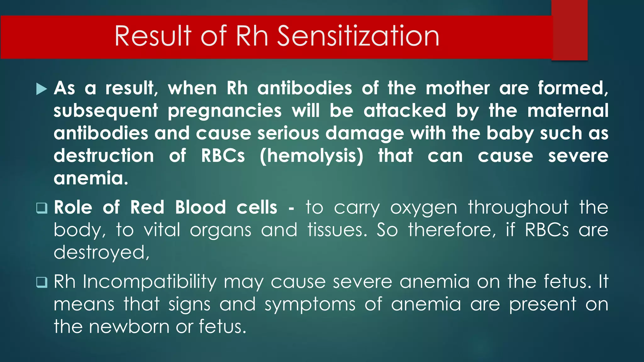 Rh incompatibility/Isoimmunization, BS Nursing | PDF