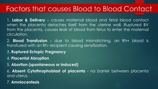 Rh incompatibility/Isoimmunization, BS Nursing | PDF